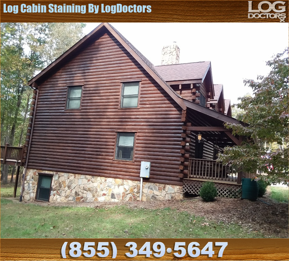 Log Home Repair Log Cabin Staining By LogDoctors Log Cabin Staining ...