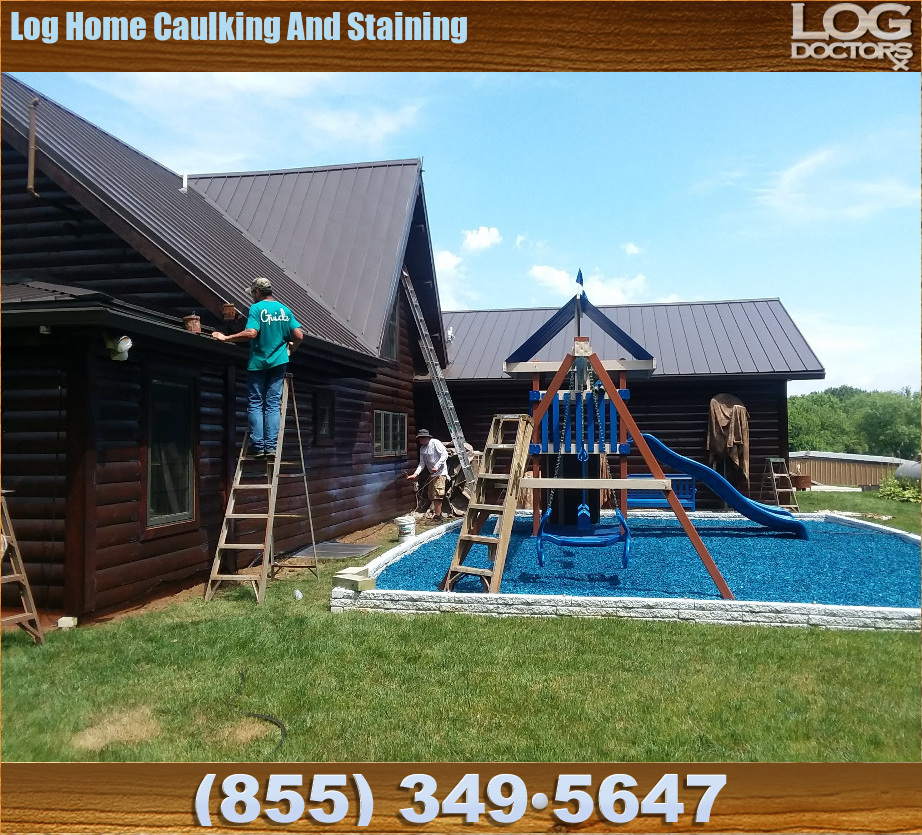 Log Home Repair Log Home Caulking And Staining Log Home Caulking | Log ...